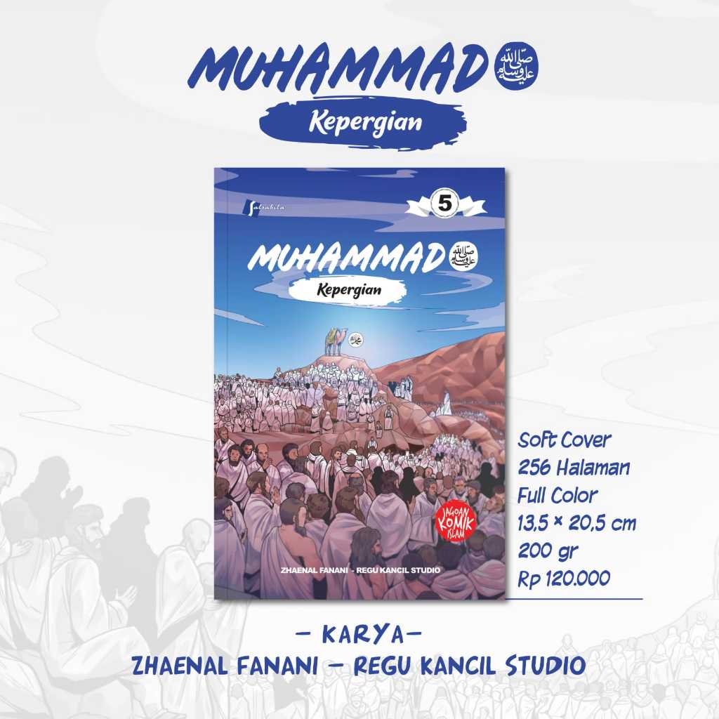 Jual Komik Muhammad Jilid 5 Kepergian Buku Anak Sirah Nabawiyah FULL COLOR Penerbit Salsabila ...