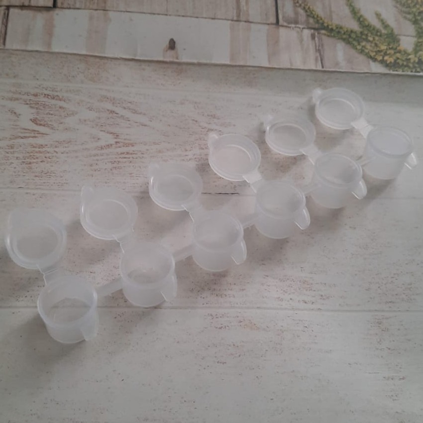 Jual Pot Kosong Cat Warna Plastik 3ml isi 6pcs | Shopee Indonesia
