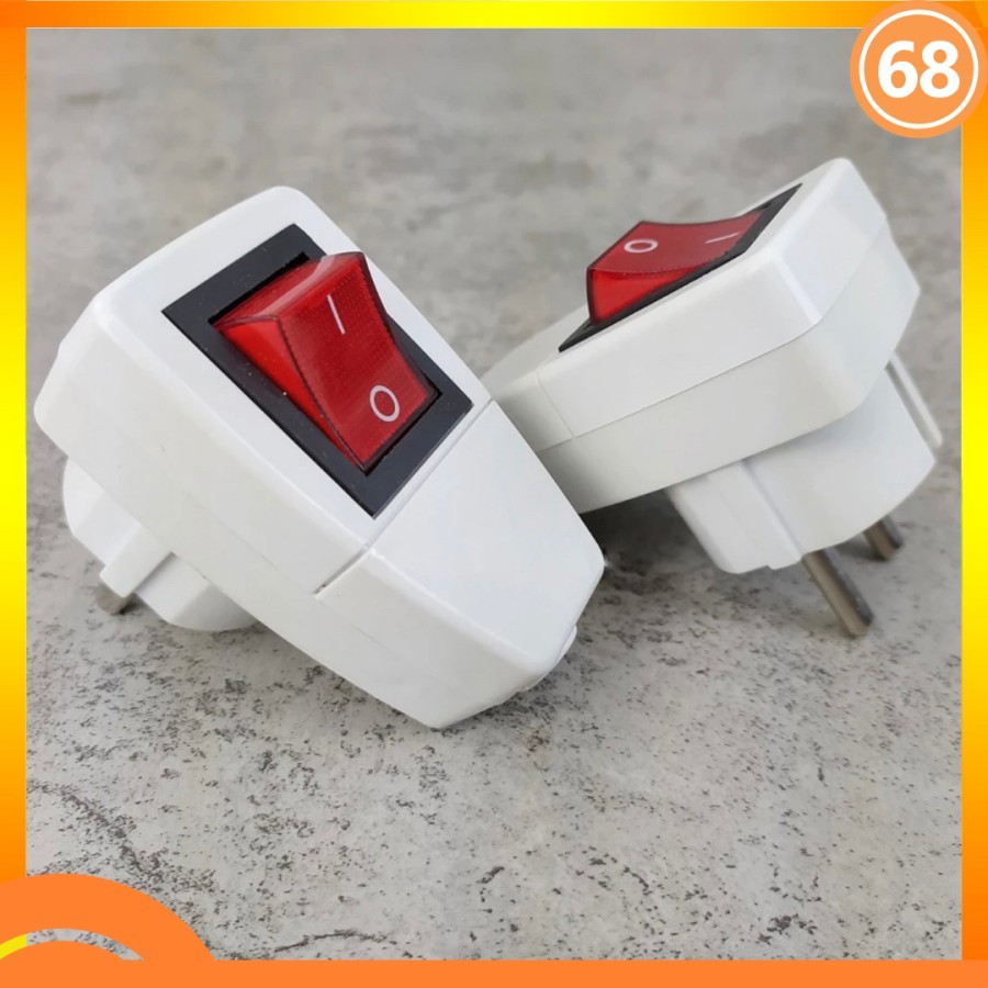 Jual Steker Saklar Lampu On Off / Colokan Listrik On Off | Shopee Indonesia