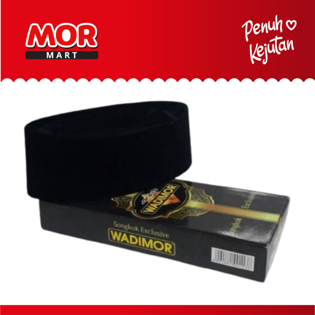 Jual WADIMOR Peci Songkok Topi Hitam Tinggi 9 cm 1 Pc | Shopee Indonesia