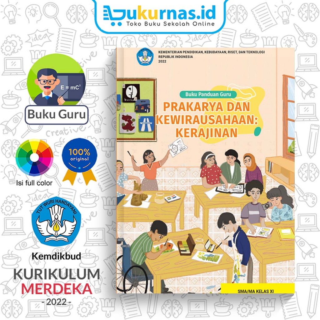 Jual Buku Panduan Guru PRAKARYA KERAJINAN Kelas 11 K-Merdeka Kurmer | Shopee Indonesia