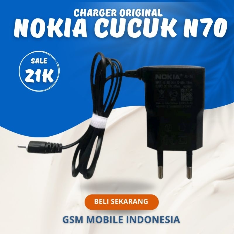 Jual [PROMO SALE] Charger Nokia Jadul Colokan Kecil N70 dan Micro TYPE ...