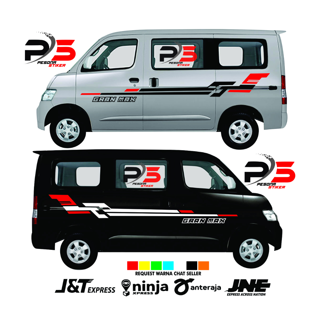 Jual Sticker stiker daihatsu granmax stiker minibus grandmax luxio apv ...