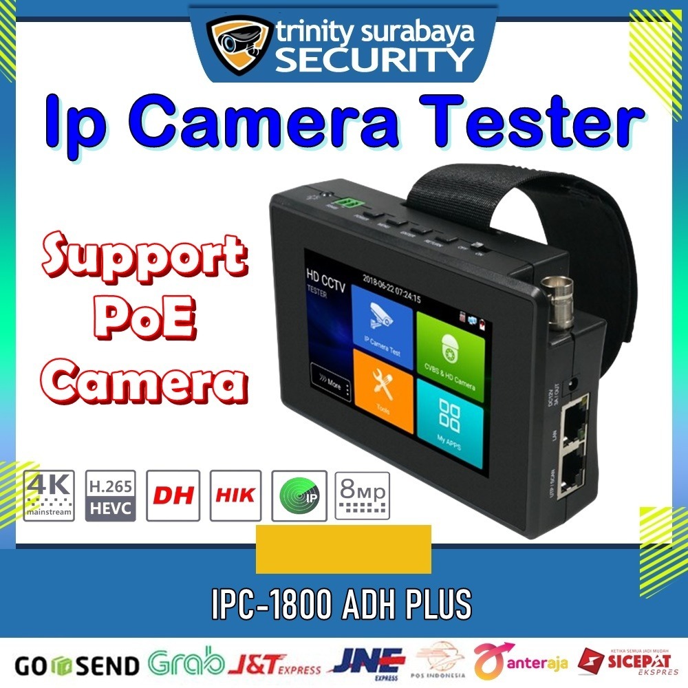 Jual IP Cam Tester 4K IPC-1800ADH PoE Trinity | Shopee Indonesia