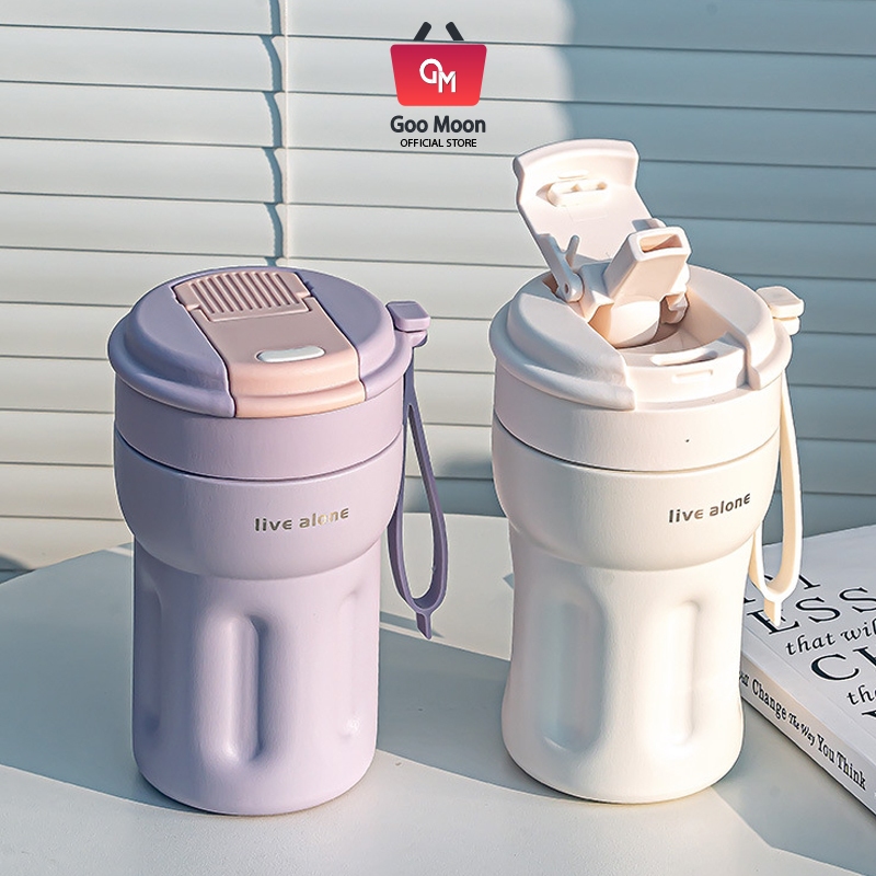 Jual GOO MOON termos MUG coffee 400ml tumbler tahan panas tahan dingin tumbler botol minum ...