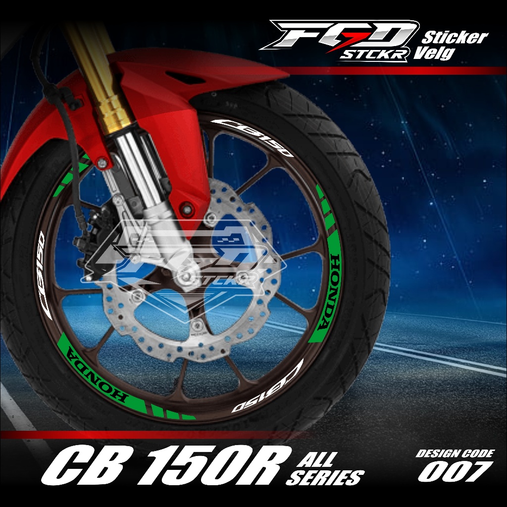 Jual Cutting Sticker List Velg Motor Honda CB150R All Series CB Verza ...