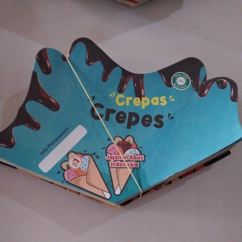 Jual kemasan krepes ukuran 15x17,5 cm//crepe paper//crepe//cetakan ...