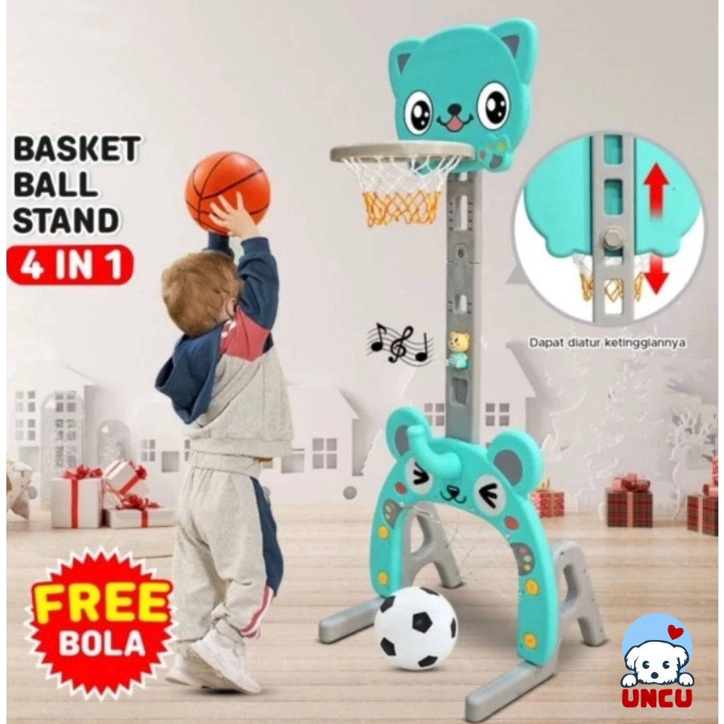 Jual Mainan Ring Bola Basket Anak 4in1 Tiang Basket Karakter Anak ...