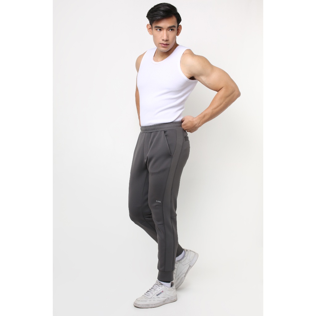 Jual GTEE - CELANA PANJANG - JOGGER - CHARCOAL - CELANA GYM SEPEDA ...