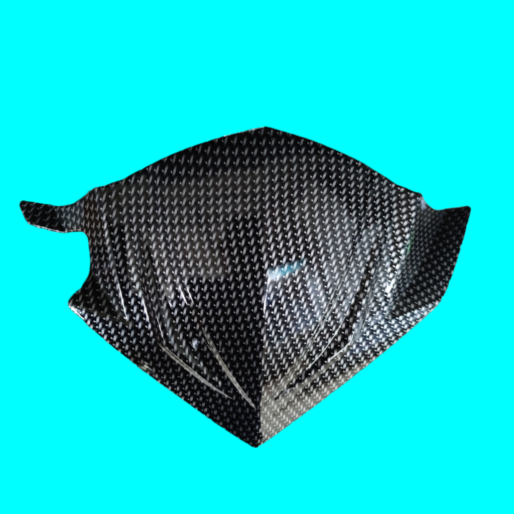 Jual Visor Beat deluxe Carbon bahan tebal free double tap | Shopee ...