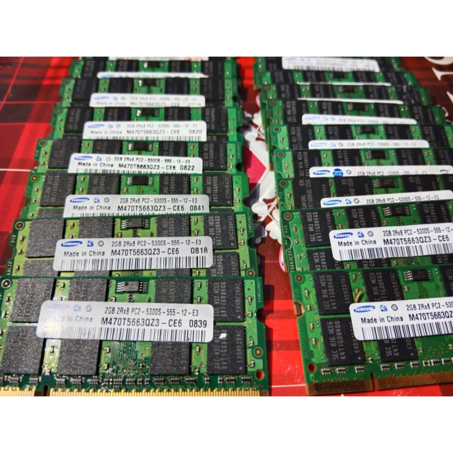 Jual Memory sodimm 2gb ddr2 merek SAMSUNG PC5300 (Memory/Ram for Laptop ...