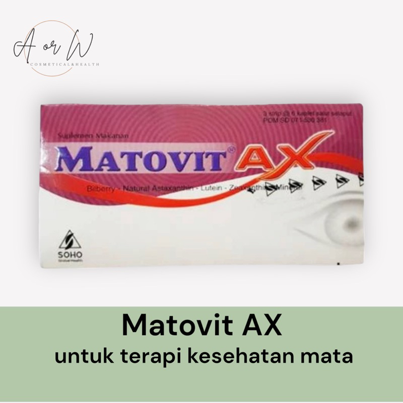 Jual Matovit Ax Box 18 Tablet / Kesehatan mata | Shopee Indonesia
