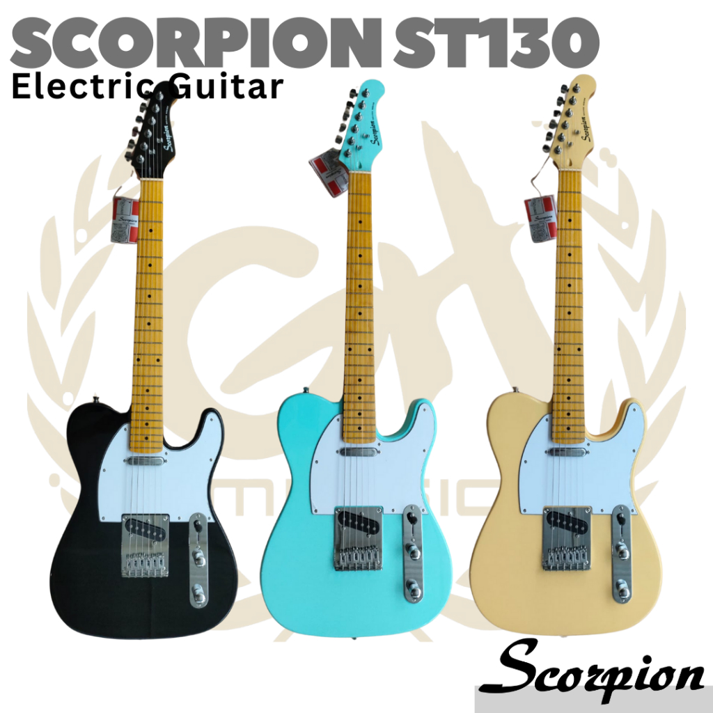 Jual SCORPION ST130 Electric Guitar | Gitar Listrik Elektrik Telecaster | Shopee Indonesia
