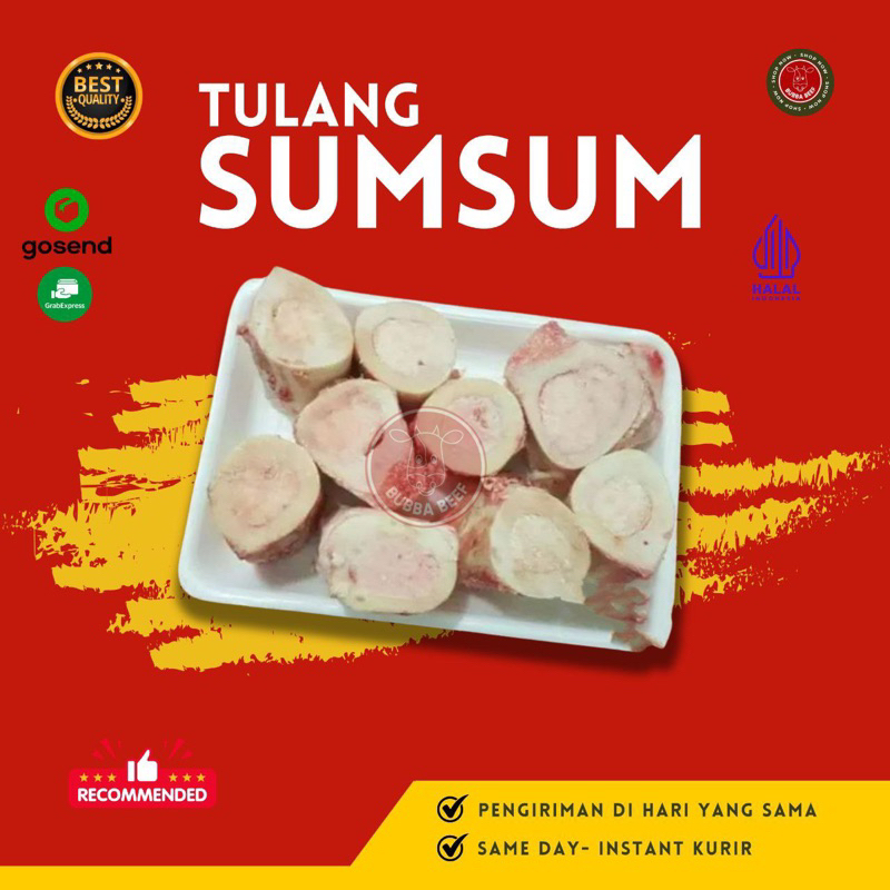 Jual (BISA INSTANT) Tulang Sumsum Sapi Potong | Tulang Sumsum Premium ...