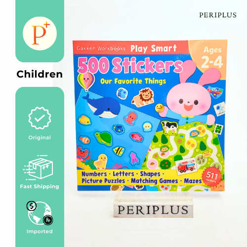 Jual Play Smart 500 Stickers Act Our Favorite Things - 9784056212372 ...