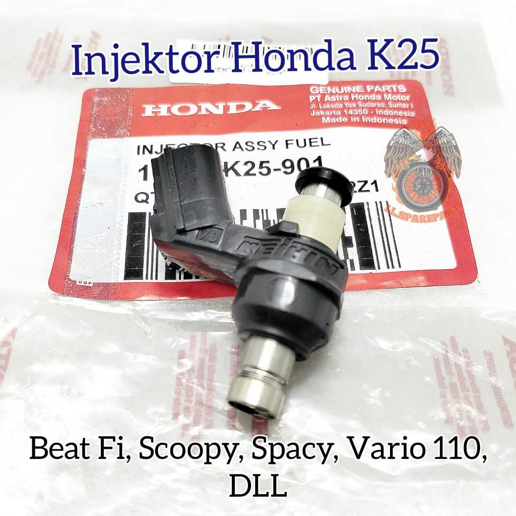 Jual INJEKTOR KUALITAS ASLI ORIGINAL HONDA AHM K25 BEAT FI SPACY SCOOPY ...