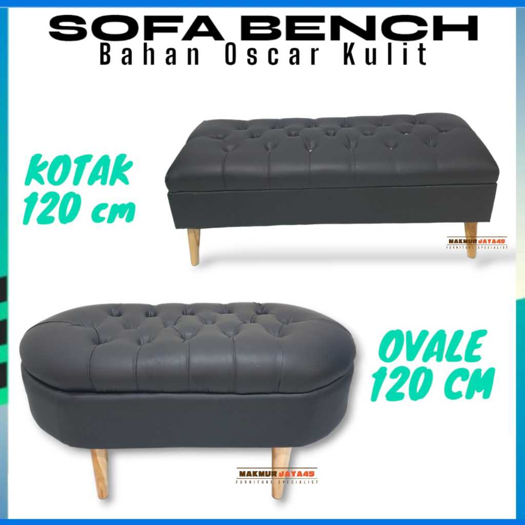 Jual SOFA KOTAK & OVALE MINIMALIS / SOFA BED / STOOL BULAT PANJANG ...