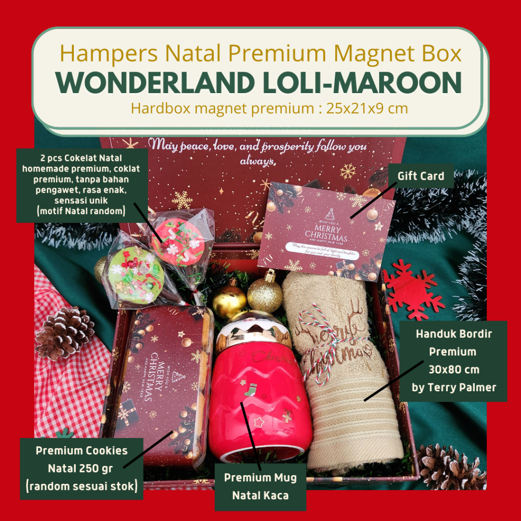 Jual Christmas Hampers Natal Premium Parcel Kado Gift Set Box Christmas ...