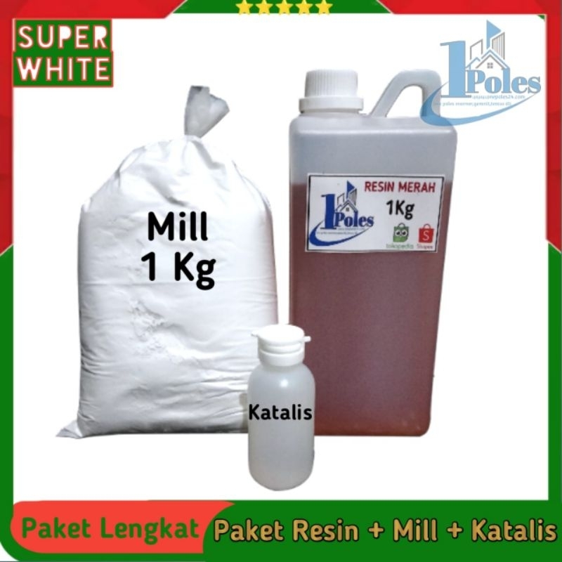 Jual Paket Lengkap Resin + Mill + Katalis | Shopee Indonesia