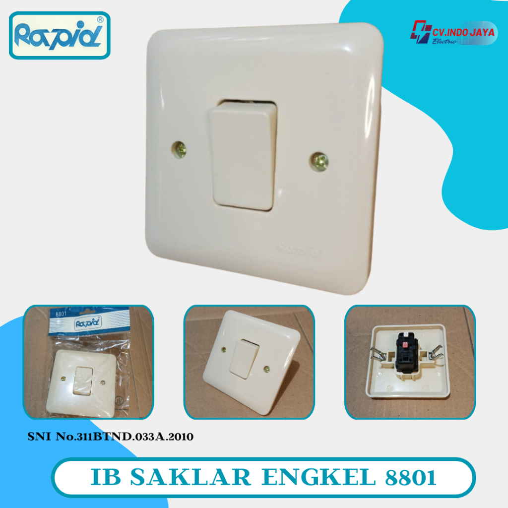 Jual Saklar engkel Rapid saklar tunggal in bow SNI berkualitas | Shopee ...