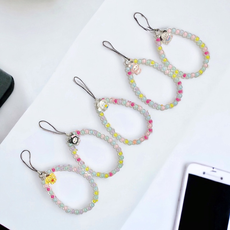 Jual Tali Gantungan HP Phone Strap Sanrio Character Karakter Lucu Beads ...