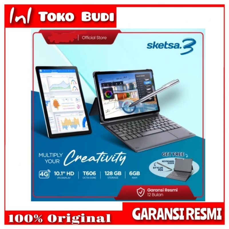 Jual Advan Tab Sketsa 3 6/128 / 2 (4/64Gb) Garansi Resmi | Shopee Indonesia