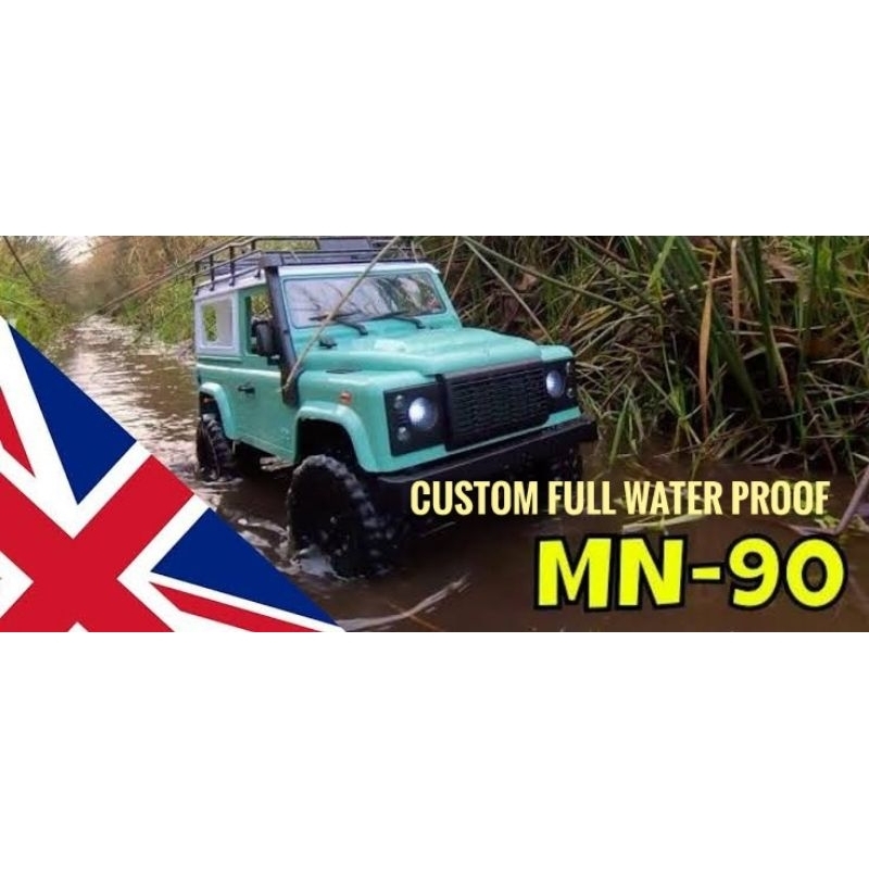 Jual Rc defender propo mn90 custom full waterproof skala 1/12 | Shopee ...