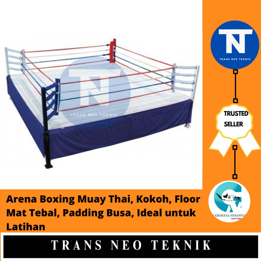 Jual Arena Boxing Muay Thai, Kokoh, Floor Mat Tebal, Padding Busa ...