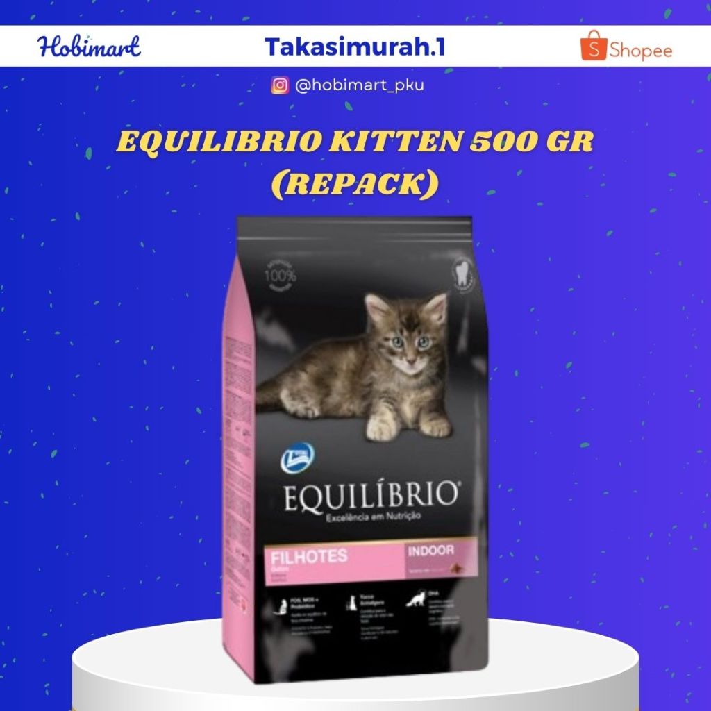 Jual EQUILIBRIO KITTEN 500 GR (REPACK) | Shopee Indonesia