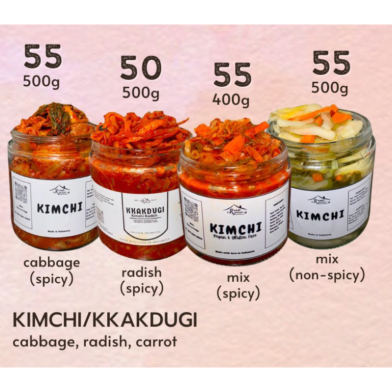 Jual PAKET RESELLER MAKANAN FERMENTASI VARIAN KIMCHI | Shopee Indonesia
