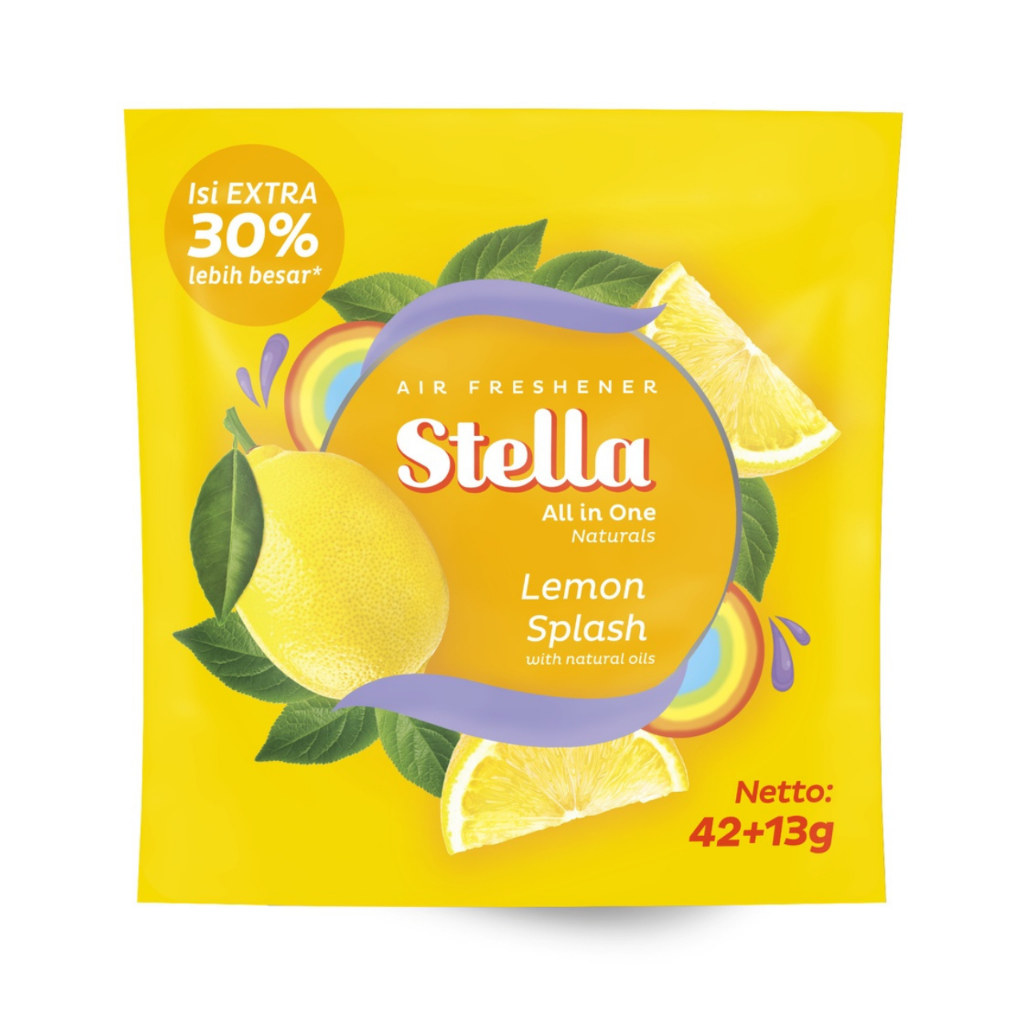 Jual Stella All In One Lemon Splash 42+13gr - Pengharum Ruangan Gantung ...