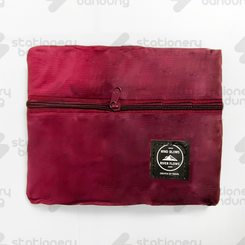 Jual Travel Bag Murah Praktis Tas Lipat Besar Hand Carry Bag/Wind Blows/River Flows | Shopee ...
