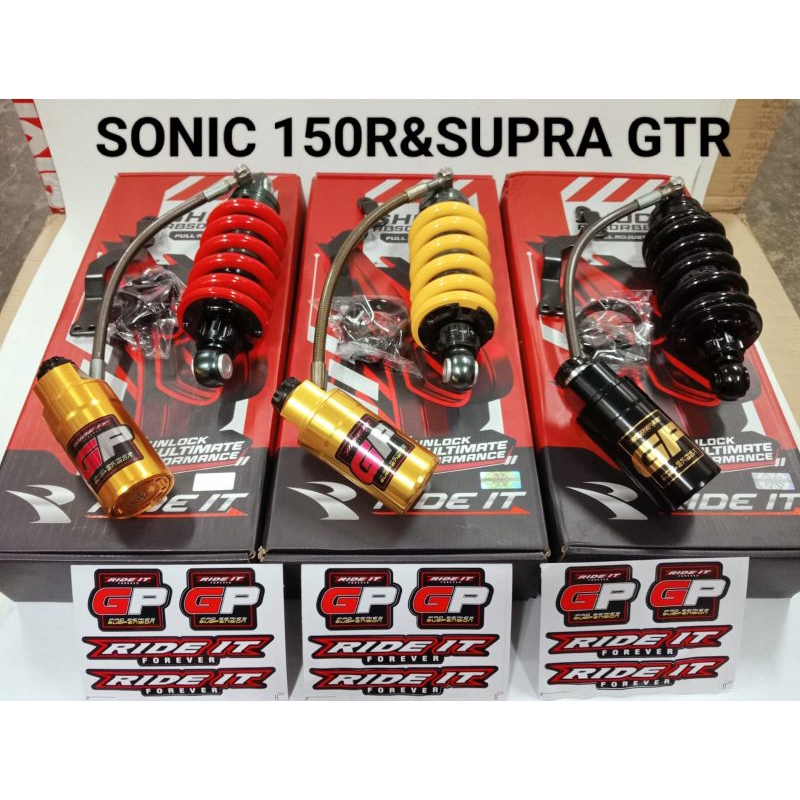 Jual MONOSHOCK SHOK SOK BELAKANG RIDE IT GP103 TABUNG PISAH GOLD SERIES SONIC 150R DAN SUPRA GTR ...
