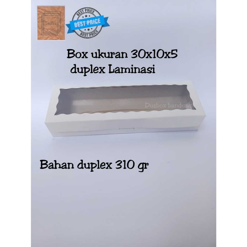Jual (1pak=10pcs)Box ukuran 30x10x5 Duplex laminasi ,Bos ukuran 30x10x5 ...