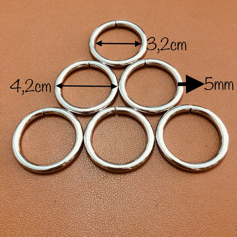 Jual Ring bulat besi 3,2cm per 12 pcs / ring besi tas atau dompet dll ...