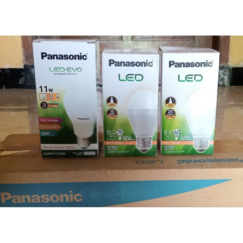 Jual LAMPU LED ORIGINAL KUNING/WARM WHITE PANASONIC 8W 10W 11W | Shopee ...