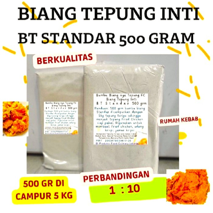 Jual Tepung Biang Fried Chicken BT Standar 500gr Bumbu Biang Ayam ...