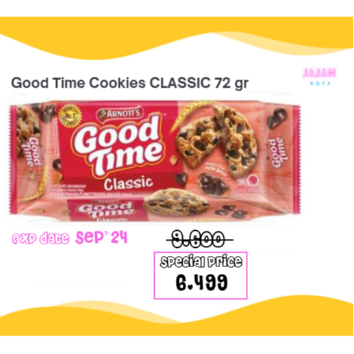 Jual Good Time Cookies Classic 72 gram | Shopee Indonesia