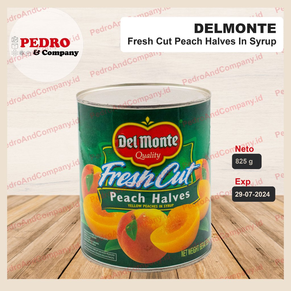 Jual Del Monte - Fresh cut peach halves/ buah peach kaleng (825 gr ...