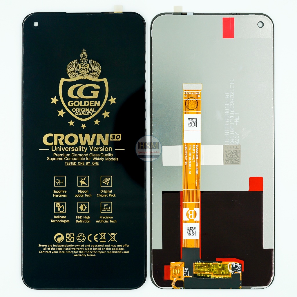 Jual LCD OPPO A53/A33 2020/A32/A53S/REALME 7i/REALME C17 UNIVERSAL FULLSET TOUCHSCREEN ORI OEM ...