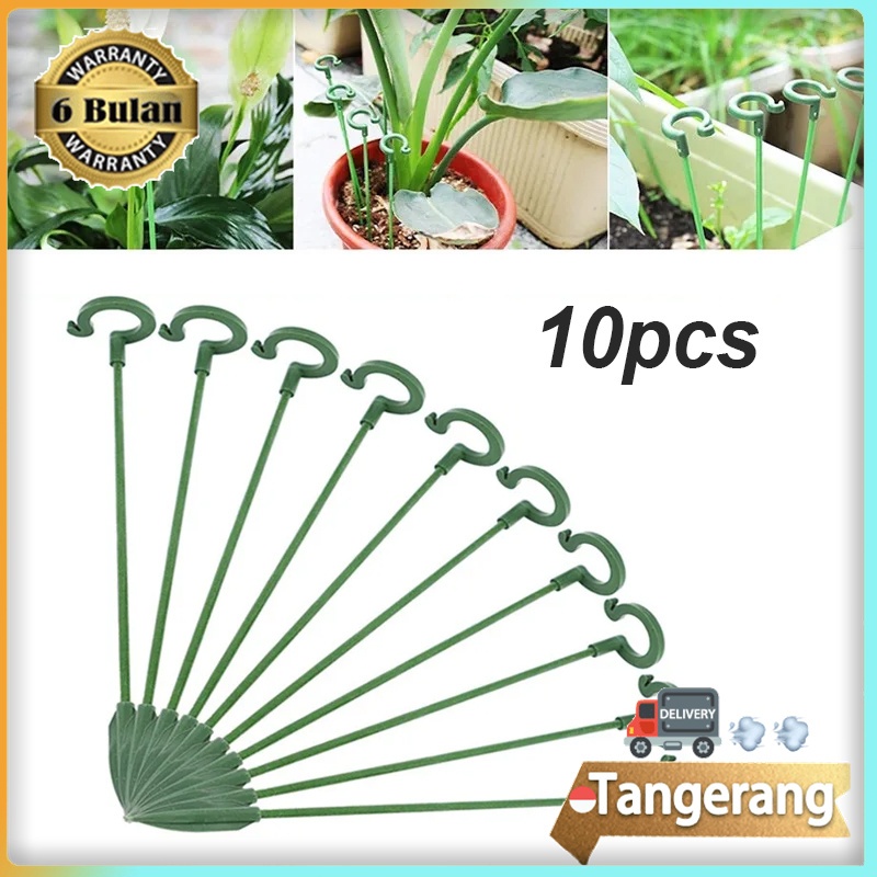 Jual 10pcs/Set Plant Pot Support Holder 37cm / Tiang Penopang Penyangga ...