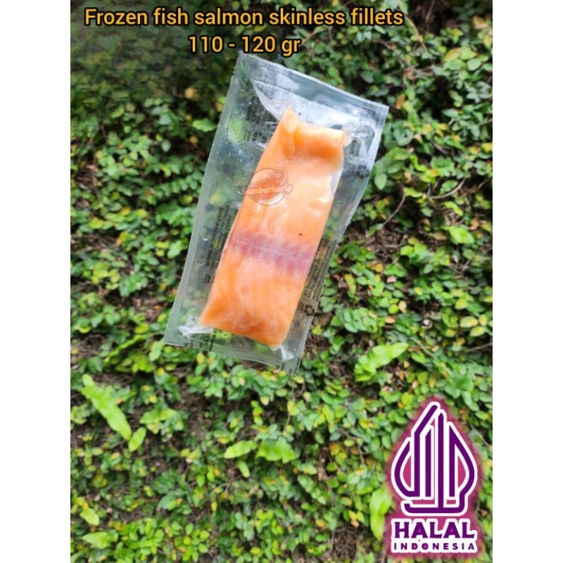 Jual ikan salmon fillet 110 - 120gr/ FROZEN FISH PREMIUM ATLANTIC ...