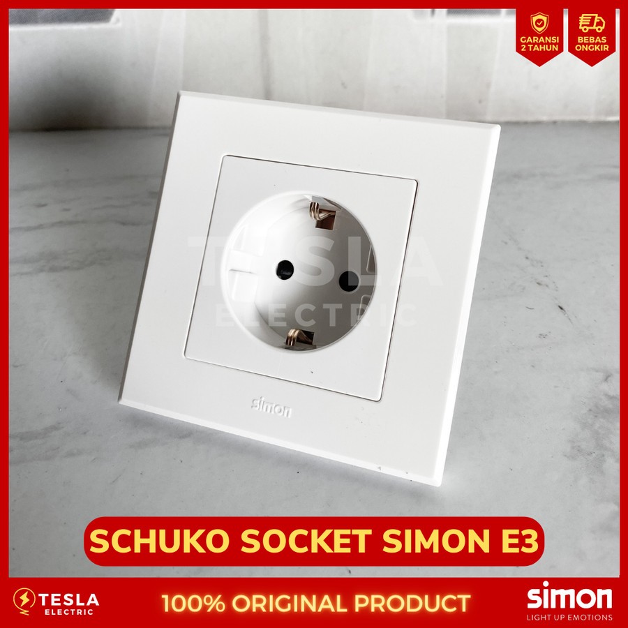 Jual Stop Kontak Schuko Socket E3 IB Inbow Tanam | Shopee Indonesia