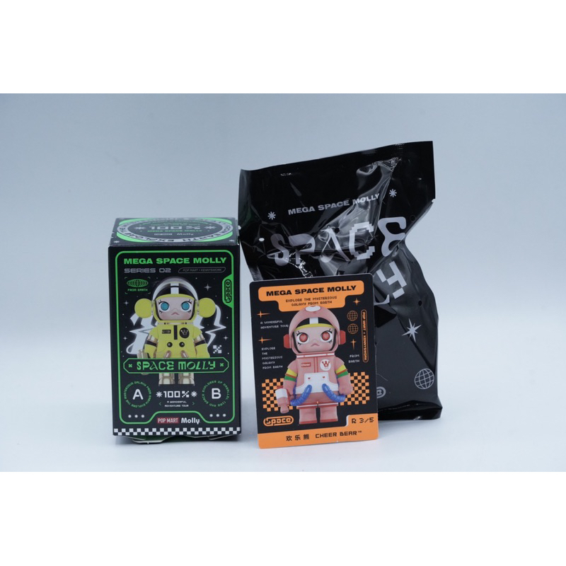 Jual POP MART MEGA SPACE MOLLY SECRET Cheer Bear 100% SERIES 02-B Open ...