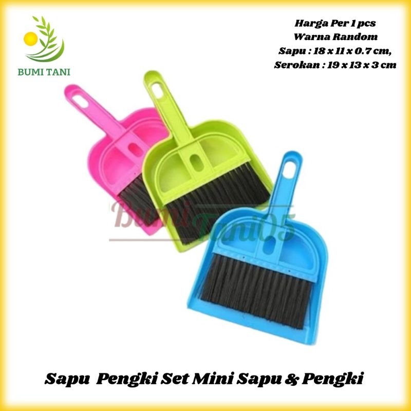 Jual Sapu Pengki Set Mini Kecil Sapu Pembersih Mobil Serbaguna Dustpan ...