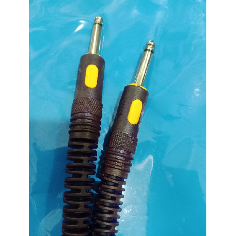 Jual Kabel Gitar 6,35mm Mono Male to Male Plug Jack Gitar Osmond 2 ...