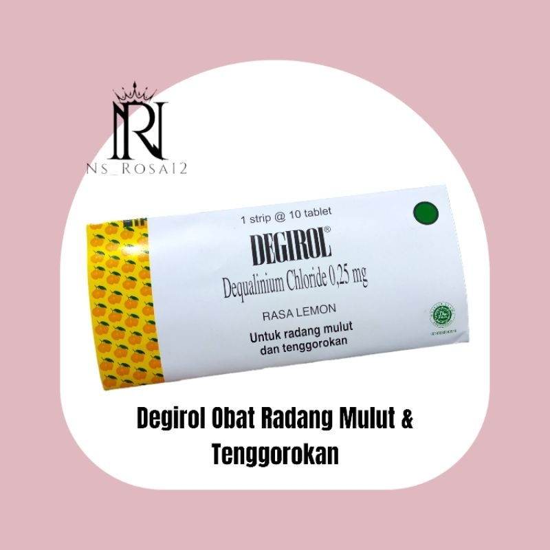 Jual Degirol Tablet Hisab - Obat Radang Mulut dan Tenggorokan | Radang ...