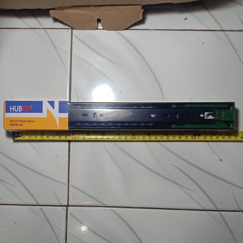 Jual REL LACI FEPO 45 MM - 35 CM HUBEN || Rel Laci Full Extension Lebar ...