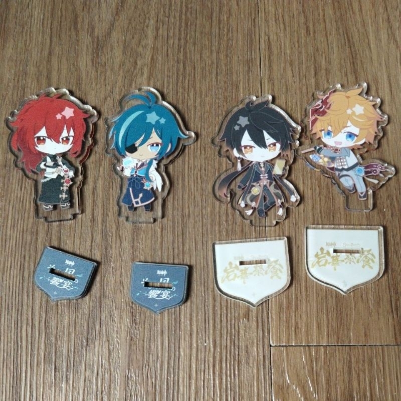 Jual (satuan) Official Standee Badge Pin Childe Tartaglia, Merch ...