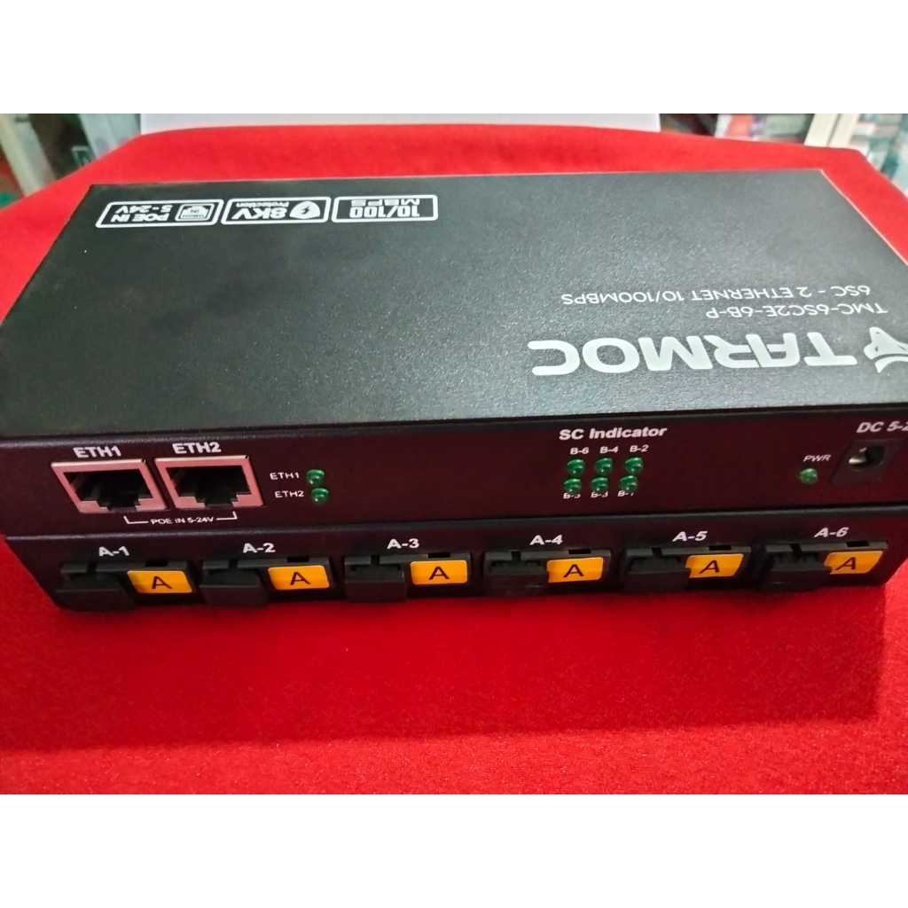 Jual HTB bekas Rasa baru.Tarmoc 6SC2E-3B-3A | 6FO 2Lan 10/100 POE IN (5 ...